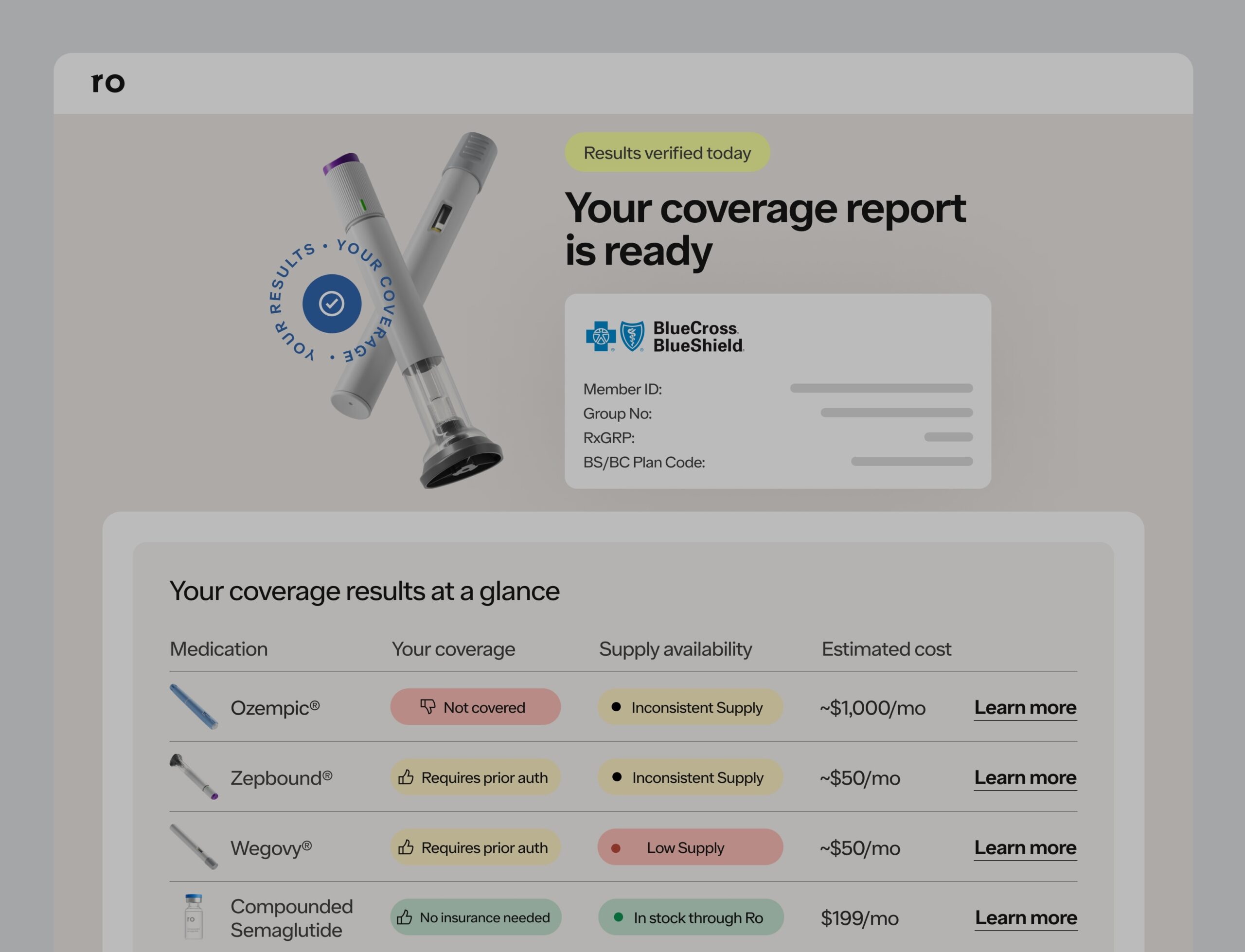 Ro Launches GLP-1 Insurance Coverage Checker - FirstMark